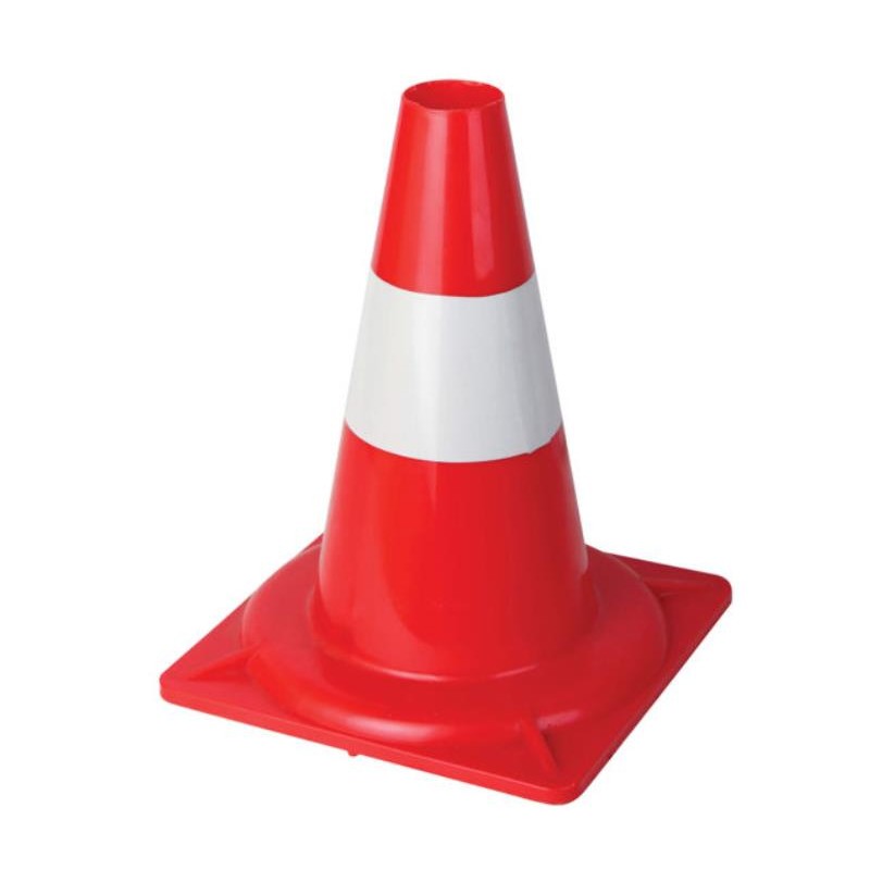 Cône de signalisation de couleur orange & blanc réfléchissant pour ...